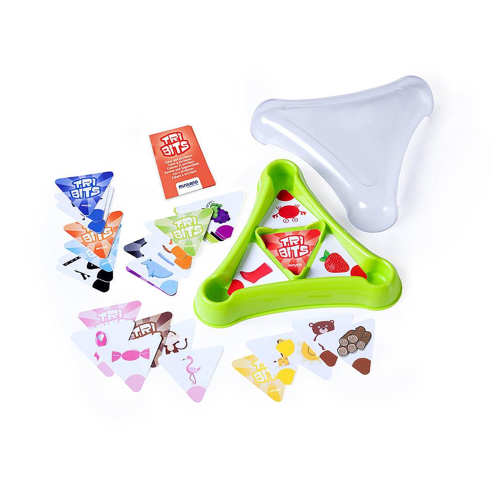 JUEGO DE TARJETAS TRI-BITS: COLORES Y ATRIBUTOS ML32000 | Alegría